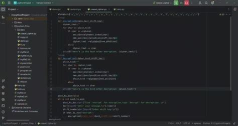 Swadhin Sahu On Linkedin Cybersecurity Caesarcipher Python Encryption Decryption