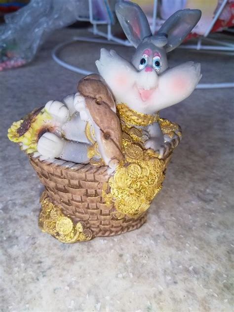 Сувенір скарбничка заєць — ціна 45 грн у каталозі Статуетки Купити товари для дому та побуту за