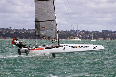 Foiling A Class Catamaran Catamaran Sailboat Racing Sailing Catamaran