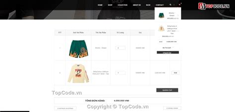 Share Code Web Bán Thời Trang Quần áo Giao Diện đẹp Phù Hợp Cho
