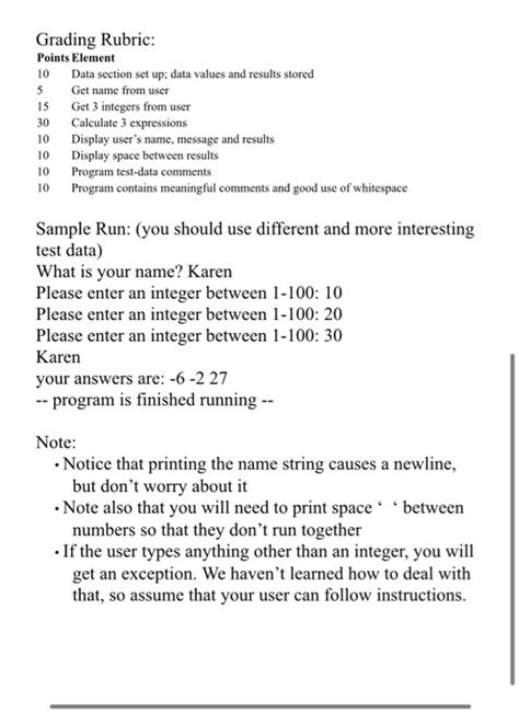 Solved Instructions Create A Mips Program That Fulfills The