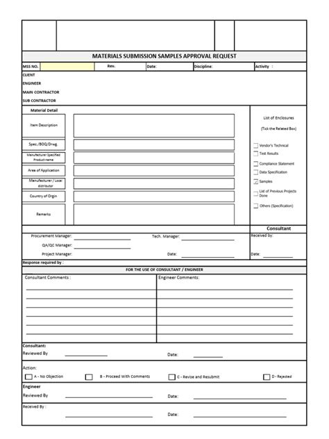 Mss Form Download Free Pdf Specification Technical Standard Business