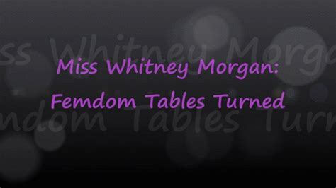 Femdom Tables Turned Bound Fo With Whitney Sensuous Submission And