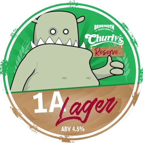 1a Lager Behemoth Brewing Company Untappd