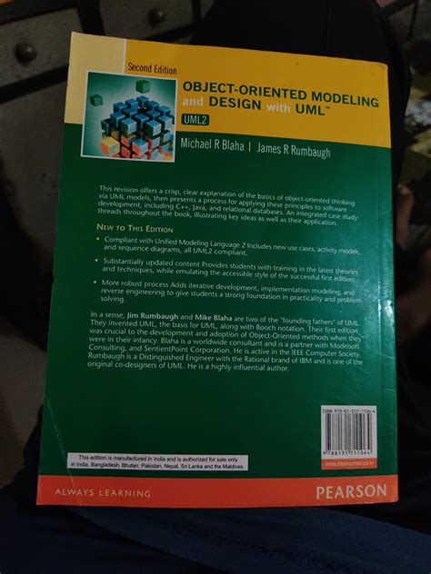 Object Oriented Modeling And Design With Uml 2e Rumbaugh Blaha