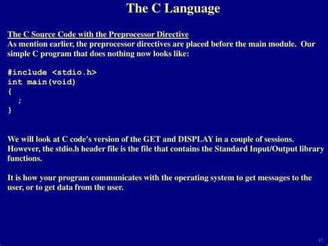 Ppt Ipc144 Session 10 The C Programming Language Powerpoint