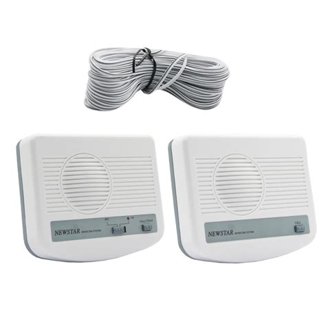 Newstar 2 Way Wired Intercom One Main One Sub MIC 9722 Kinmo PW Official Website