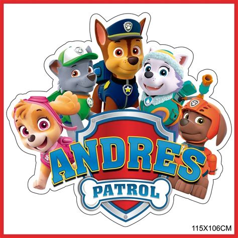 Logos Personalizados Paw Patrol Alexander Logo Paw Patrol Nombres