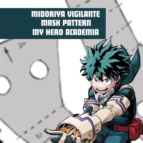 My Hero Academia Deku Mask Etsy