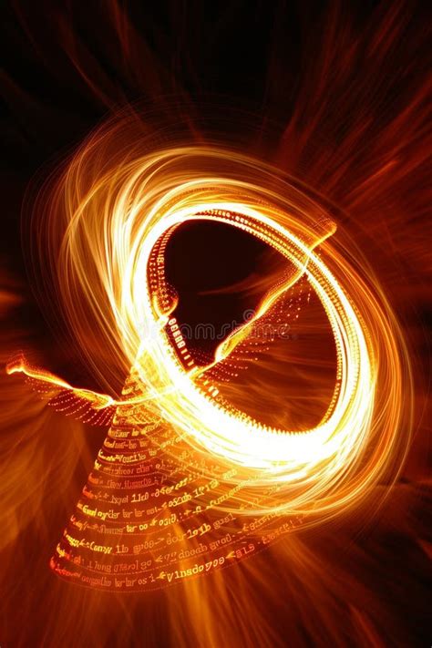 Vibrant Neon Binary Code Grid Intertwined With Mesmerizing Swirling
