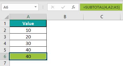 SUBTOTAL Function In Excel Formula Examples How To Use