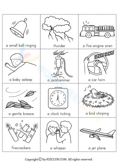 Things That Make Noise Worksheet Sound Picture Sound Science Science Worksheets