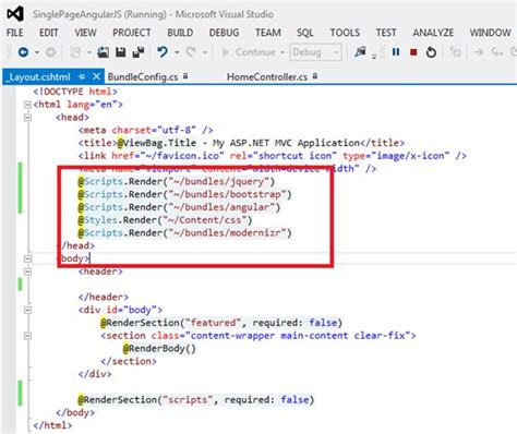 Single Page Application With Angularjs In Net