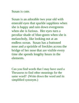 Sensual Metaphor By LaShanda Moss Hill Teachers Pay Teachers