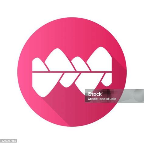 음악 주파수 수준 핑크 플랫 디자인 긴 그림자 문일 표시 아이콘입니다 진동 소음 레벨 곡선 음파 파형 디지털 음파 사운드 트랙 리듬 벡터 실루엣 일러스트레이션 Dj에 대한