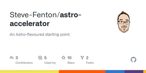 github steve fenton astro accelerator an astro flavoured starting point