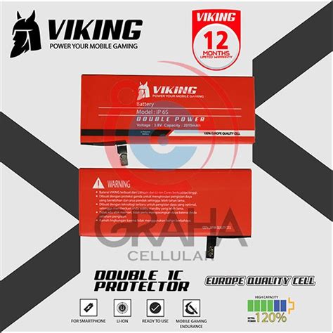 Jual Baterai Battery Batre Ip S Viking Double Power Shopee Indonesia