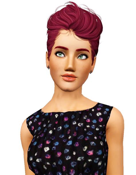 Newsea`s Ultra Lover Hairstyle Retextured By Pocket Sims 3 Hairs