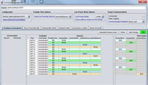 Design Center GUI CapTIvate Technology Guide Documentation