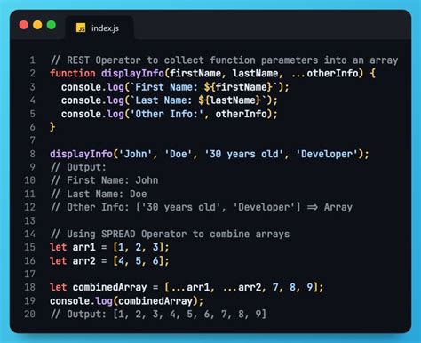 How Rest And Spread Operators Work In Javascript Emayan Vadivel Posted On The Topic Linkedin