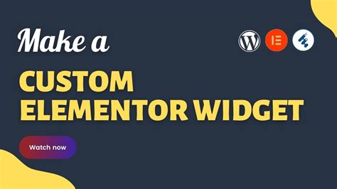 Custom Elementor Widget Development Step By Step And Easy Part 1
