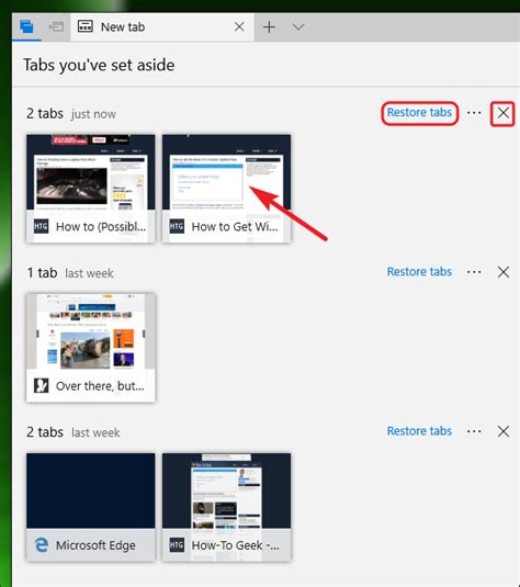 How To Set Tabs Aside For Later In Microsoft Edge