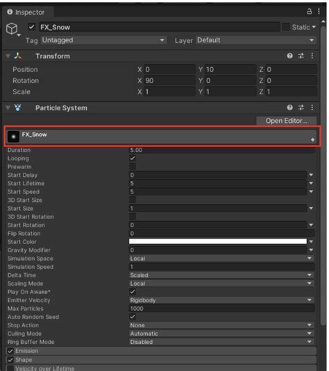 Unity Vfx （3）创建环境粒子系统unity粒子系统 Csdn博客