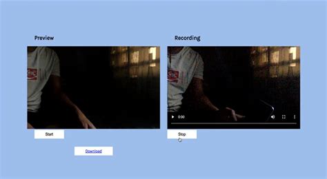 record videos with mediastream recording api