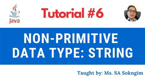6 Non Primitive Data Type In Java Programming Youtube