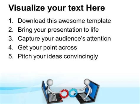 Gear Mechanism Online Concept PowerPoint Templates Ppt Backgrounds For Slides