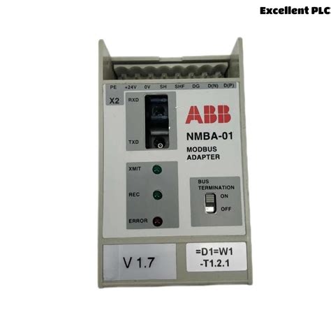Abb Nmba 01 3bhe035093r0001 Modbus Adapter Module Excellent Plc