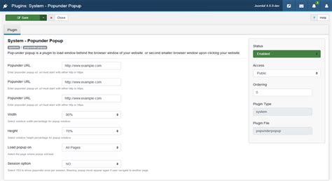 Popunder Popup Joomla Plugin Gopiplus Joomla And Drupal Modules