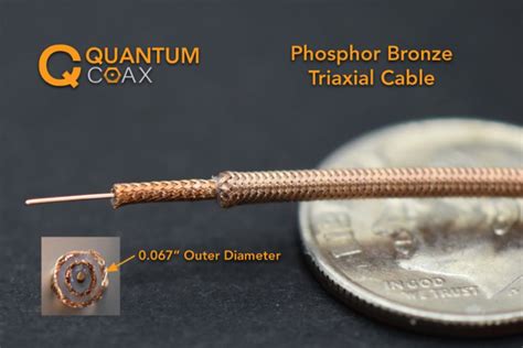 Triax Triaxial Coax Quantum Quantumcomputing Quantumcomputer Cryogenic Phosphorbronze