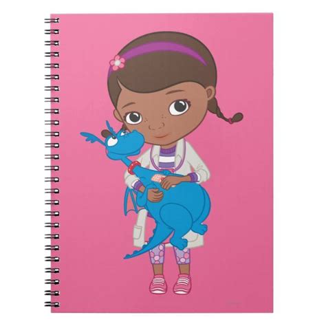 Doc McStuffins Holding Stuffy Notebook Zazzle Mcstuffins Doc Mcstuffins Disney Doc Mcstuffins
