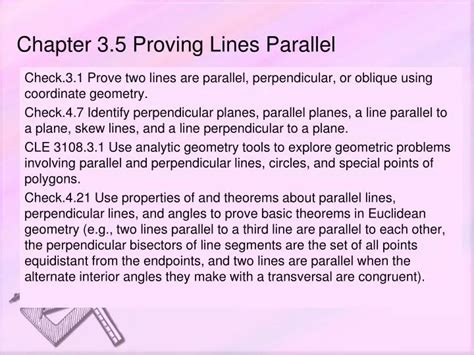 PPT Chapter 3 5 Proving Lines Parallel PowerPoint Presentation Free