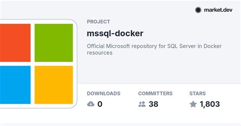 Mssql Docker Ecosystem Directory Marketdev