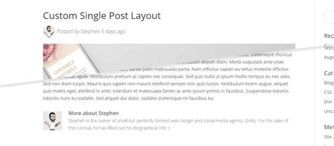 How To Create Custom Single Post Template For Multiple Author Divi Sites