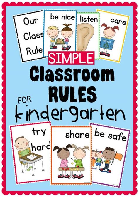 Classroom Rules Pinterest Classroom Kindergarten Teachers And Poster