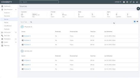 Backing Up Restoring Cloning SQL Databases With Cohesity V6 4 1