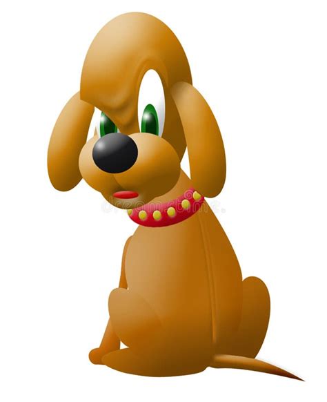 Desenhos Animados Do Filhote De Cachorro Ilustração Stock Ilustração De Fofofo Doméstico 1063990
