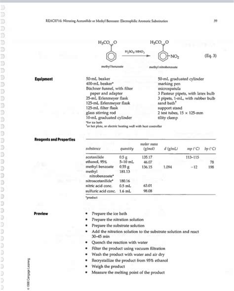 Solved Reac0716 Nining Acetanilide Or Methyl Benzoate