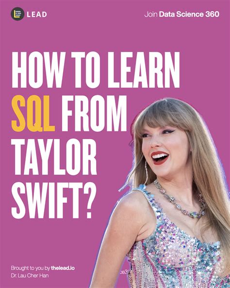 Learn Sql Using Taylor Swift Dataset