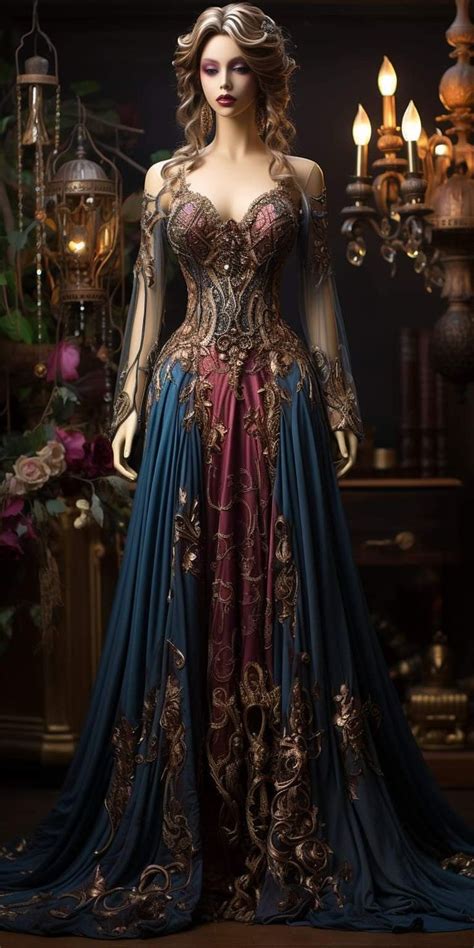 By David Durall Fantasy Gowns Fantasy Dress Fantasy Fashion