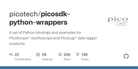 GitHub Picotech Picosdk Python Wrappers A Set Of Python Bindings And
