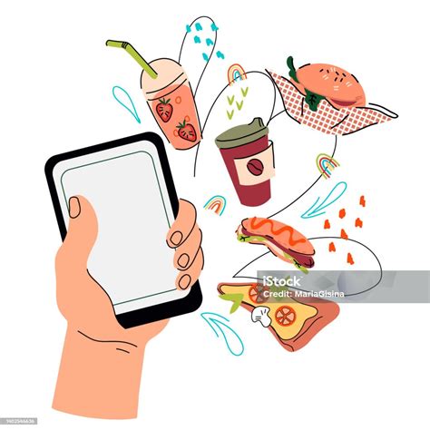 테이크 아웃 레스토랑 또는 테이크 아웃 음식 서비스 또는 모바일 앱 플랫 벡터 격리 그릇에 대한 스톡 벡터 아트 및 기타 이미지 그릇 등장인물 레스토랑 Istock