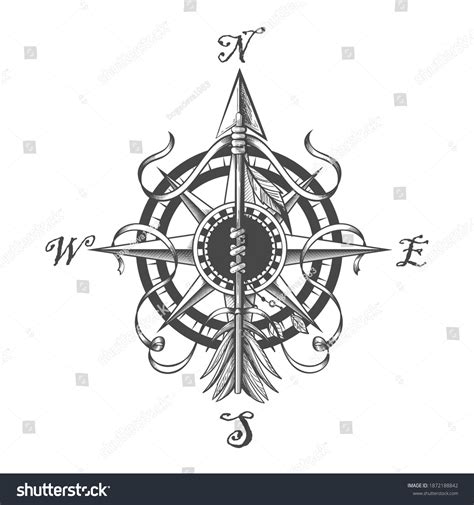 Fancy Compass Rose Designs