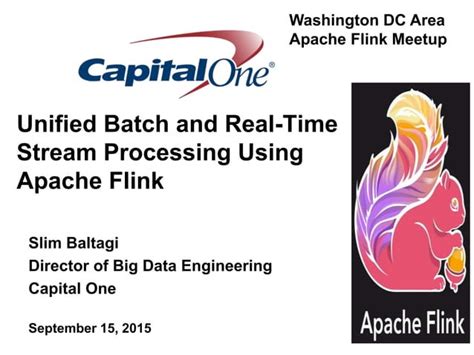 Unified Batch And Real Time Stream Processing Using Apache Flink Ppt