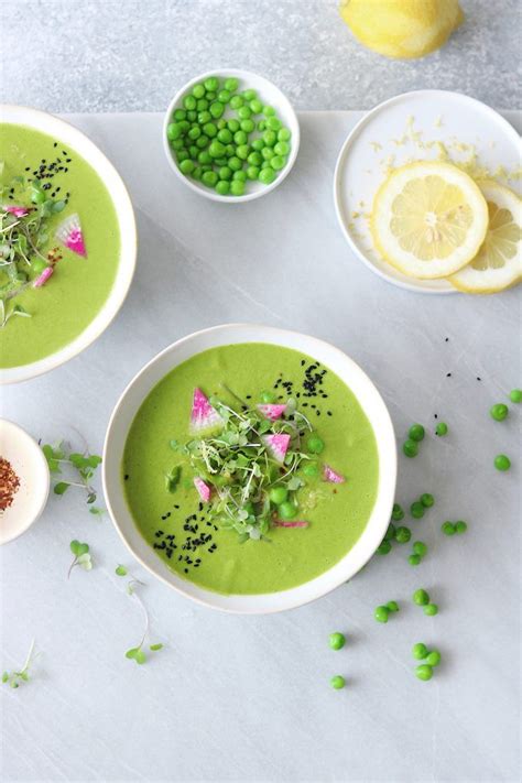 Spring Pea Soup Delicious Soup Recipes Easy Soup Recipes Light Recipes Fancy Recipes Spring