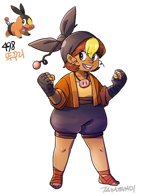 Tamtamdi Tepig Nintendo Pokemon Highres Korean Commentary