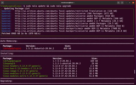 Nala A Beautiful And Structured Frontend For The Apt Package Manager Trend Oceans